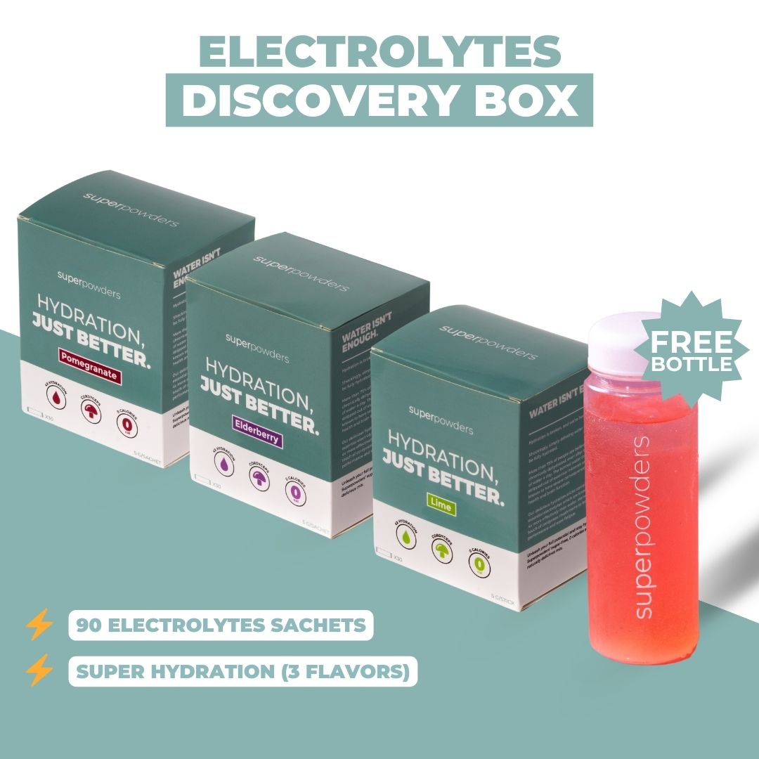ELECTROLYTES DISCOVERY BOX | HYDRATION, JUST BETTER. – Superpowders UAE