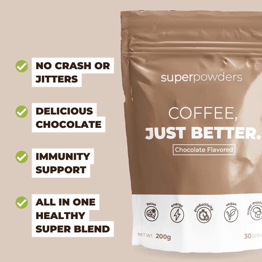 MUSHROOM COFFEE | CHOCOLATE FLAVOR – Superpowders UAE